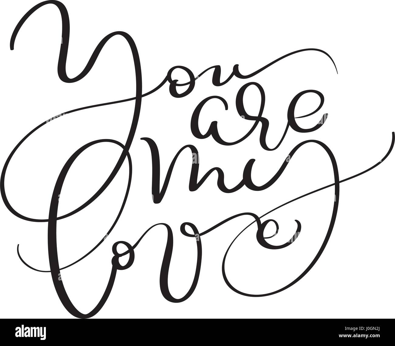 Inscription love on white Black and White Stock Photos & Images - Alamy