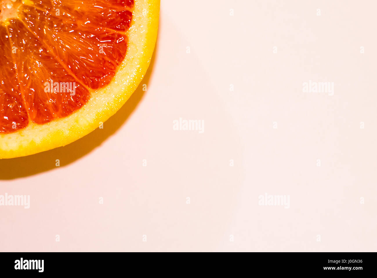 Cut of an Orange Stock Photo - Alamy