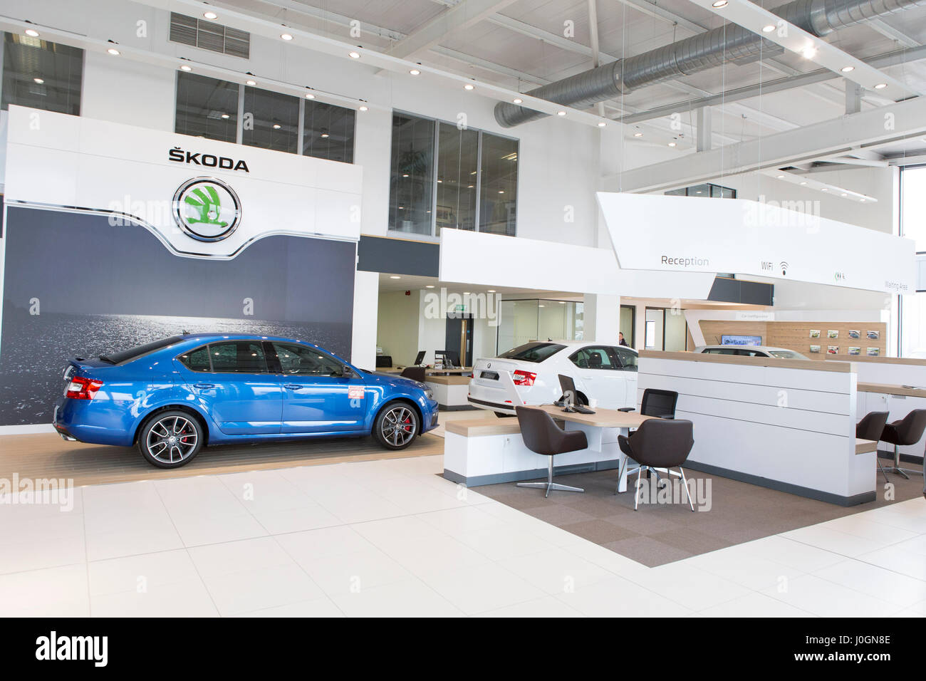 Skoda showroom hi-res stock photography and images - Alamy