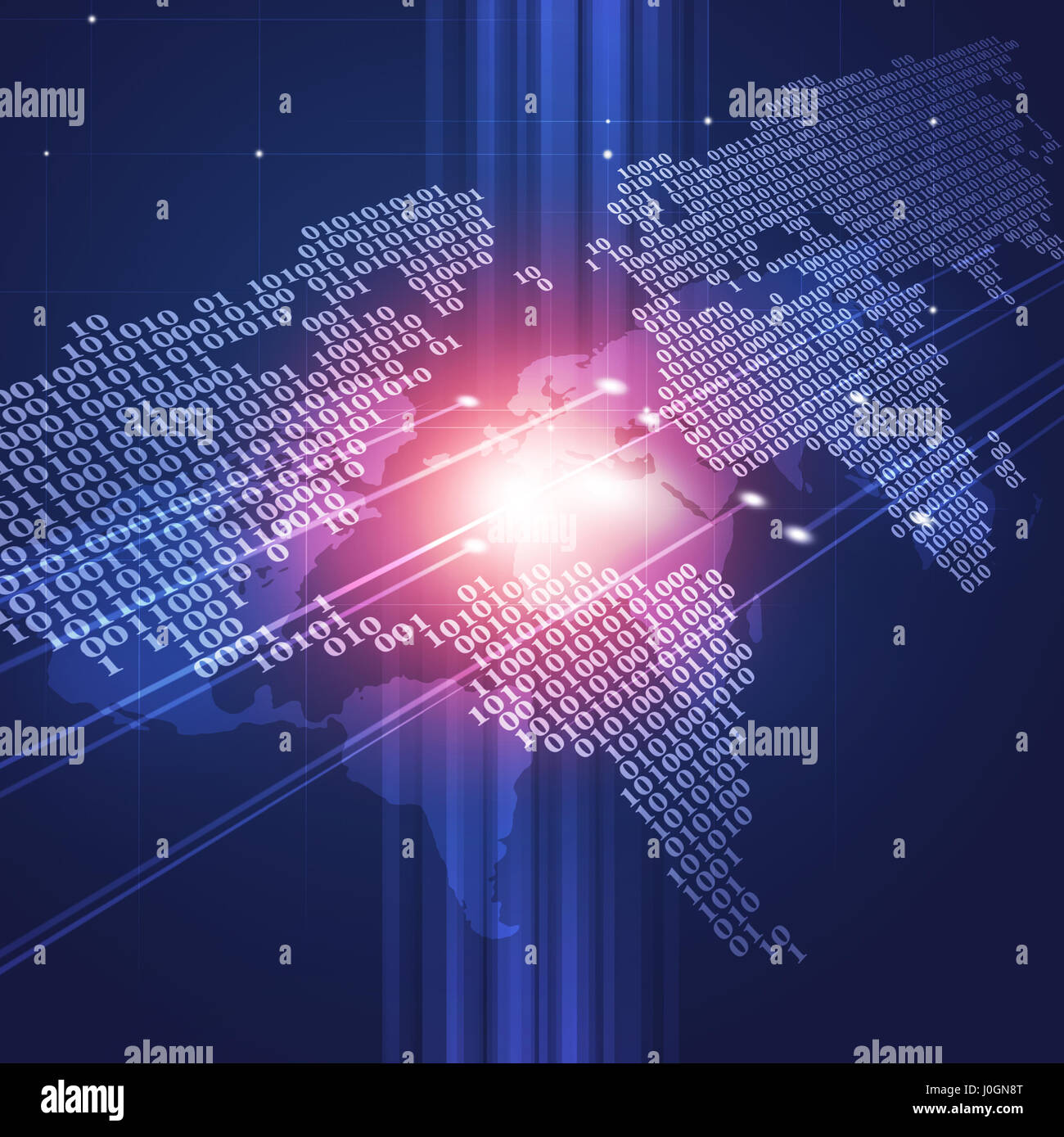 Digital map hi-res stock photography and images - Alamy