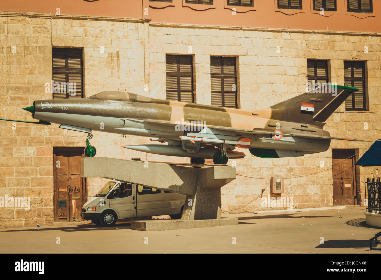 cairo, egypt, february 25,2017: war plane at military museum in cairo ...