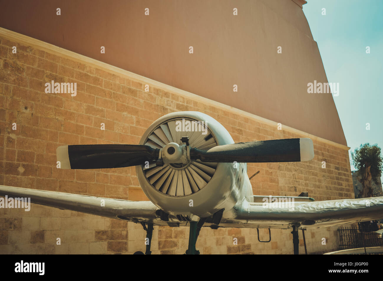 cairo, egypt, february 25,2017: war plane at military museum in cairo ...