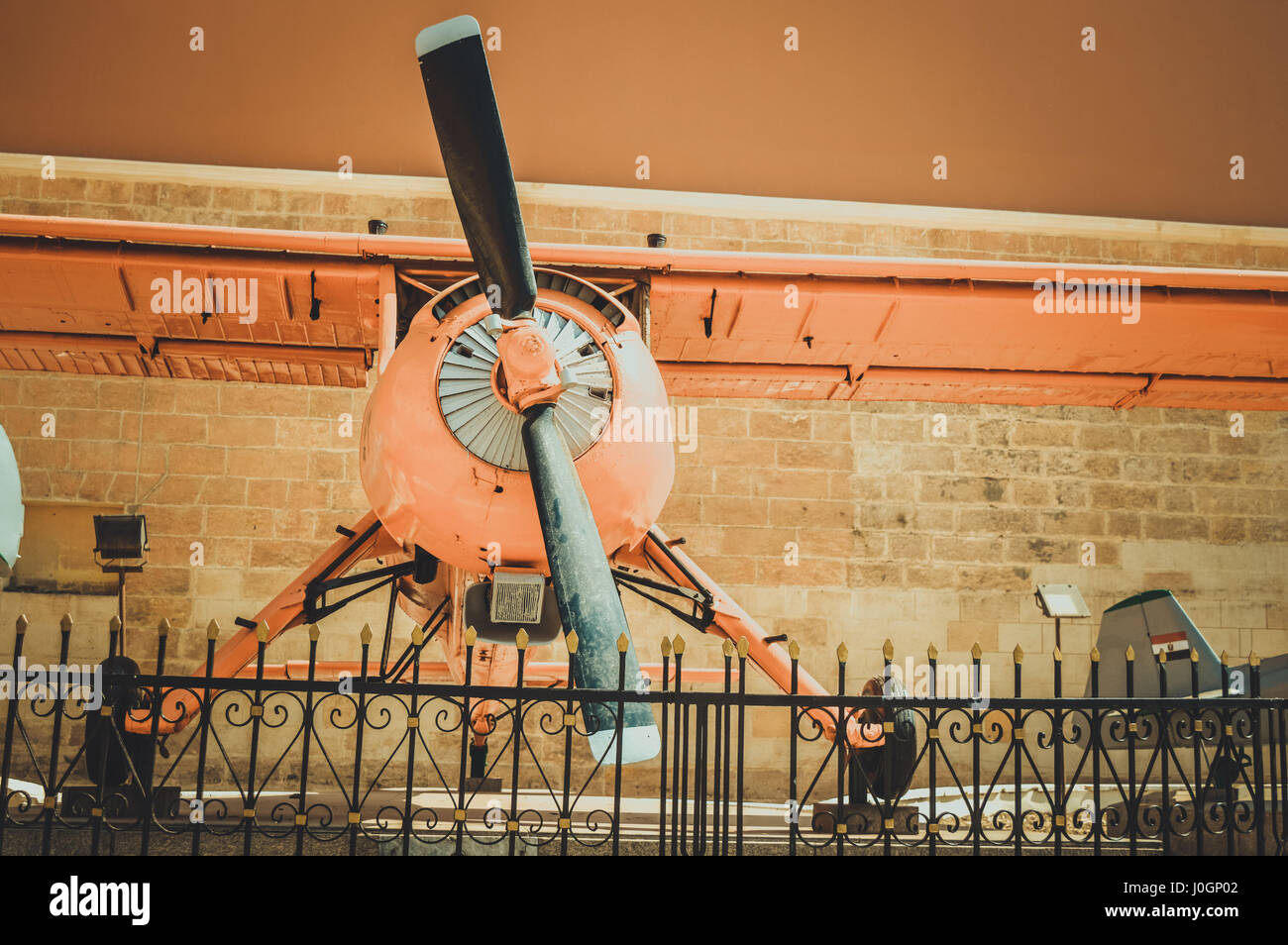 cairo, egypt, february 25,2017: war plane at military museum in cairo ...