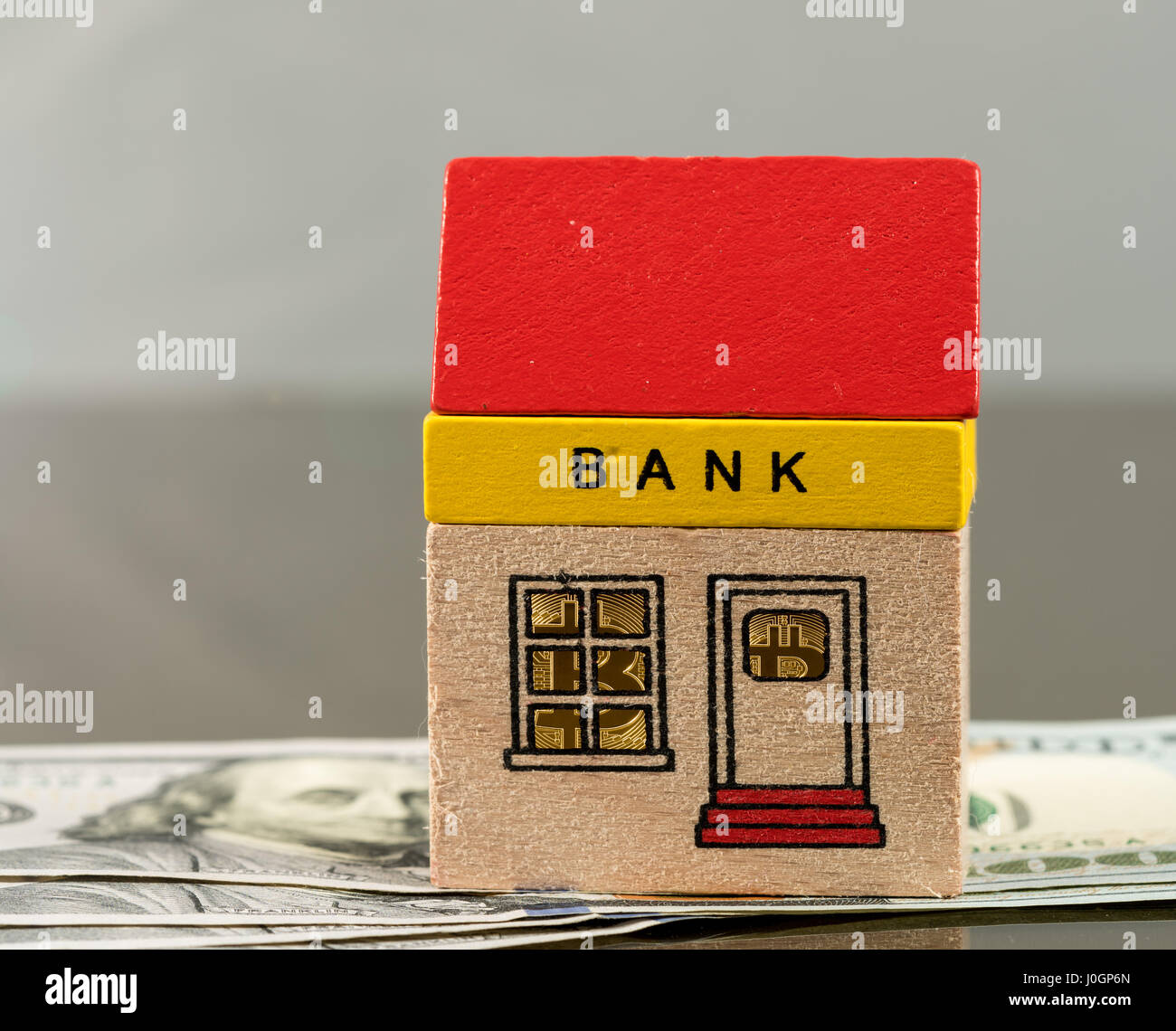 Bank building us dollar bill hi-res stock photography and images - Alamy