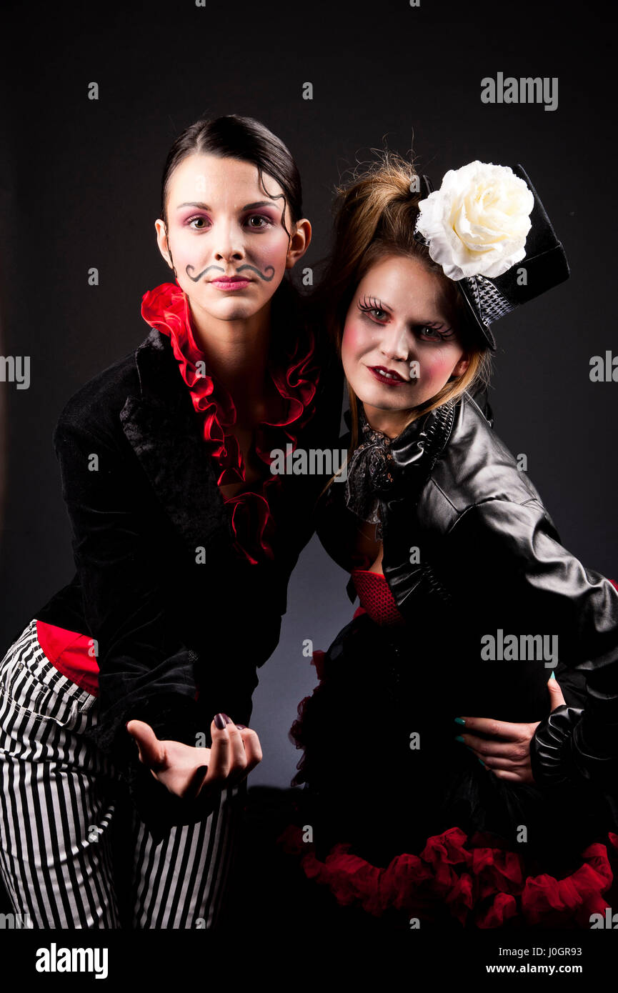Victorian circus woman hi-res stock photography and images - Alamy