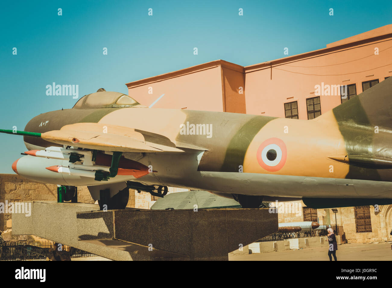 cairo, egypt, february 25,2017: war plane at military museum in cairo ...