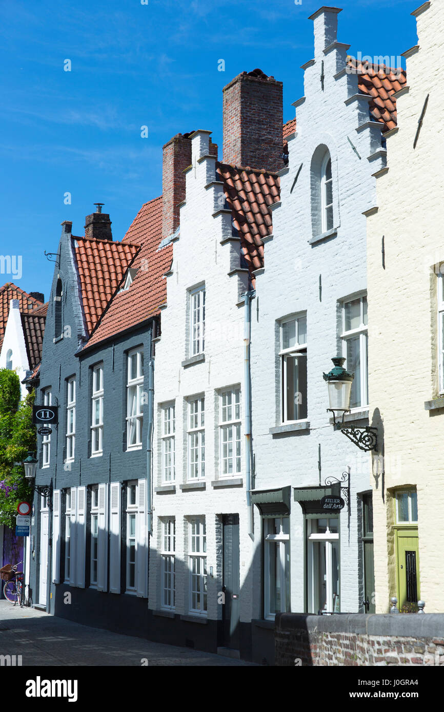 Traditional architecture painted houses with crow-stepped gables - crow ...