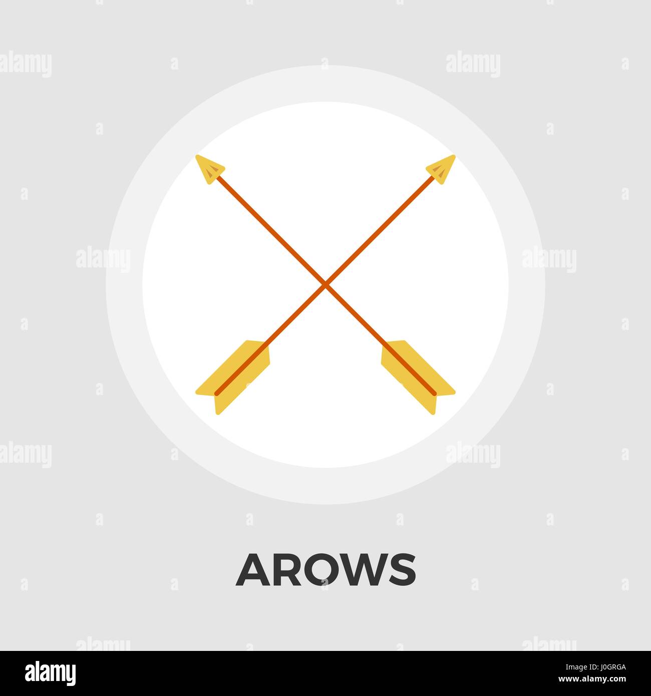Arows Icon Vector. Flat icon isolated on the white background. Editable ...