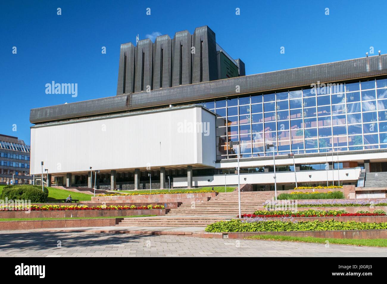 Lithuanian National Opera and Ballet Theatre. Vilnius city Stock Photo ...