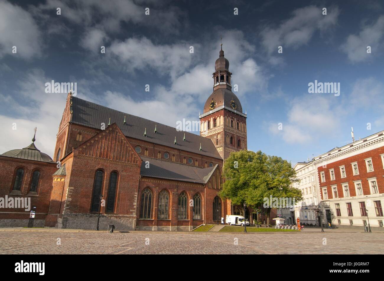 Historical building of Riga Dome Cathedral, Latvia Stock Photo - Alamy