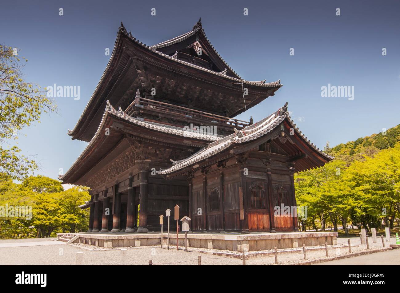 Sanmon Gate at Nanzen-ji Temple in Kyoto, Japan Stock Photo - Alamy