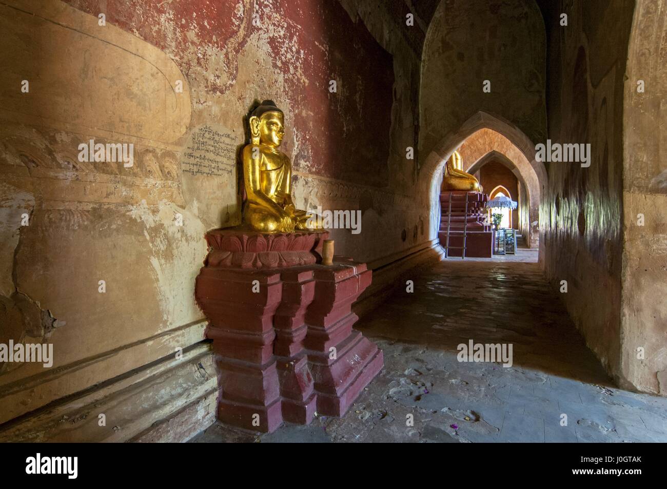 Buddha Image of Sulamani Temple in Bagan, Myanmar Stock Photo - Alamy