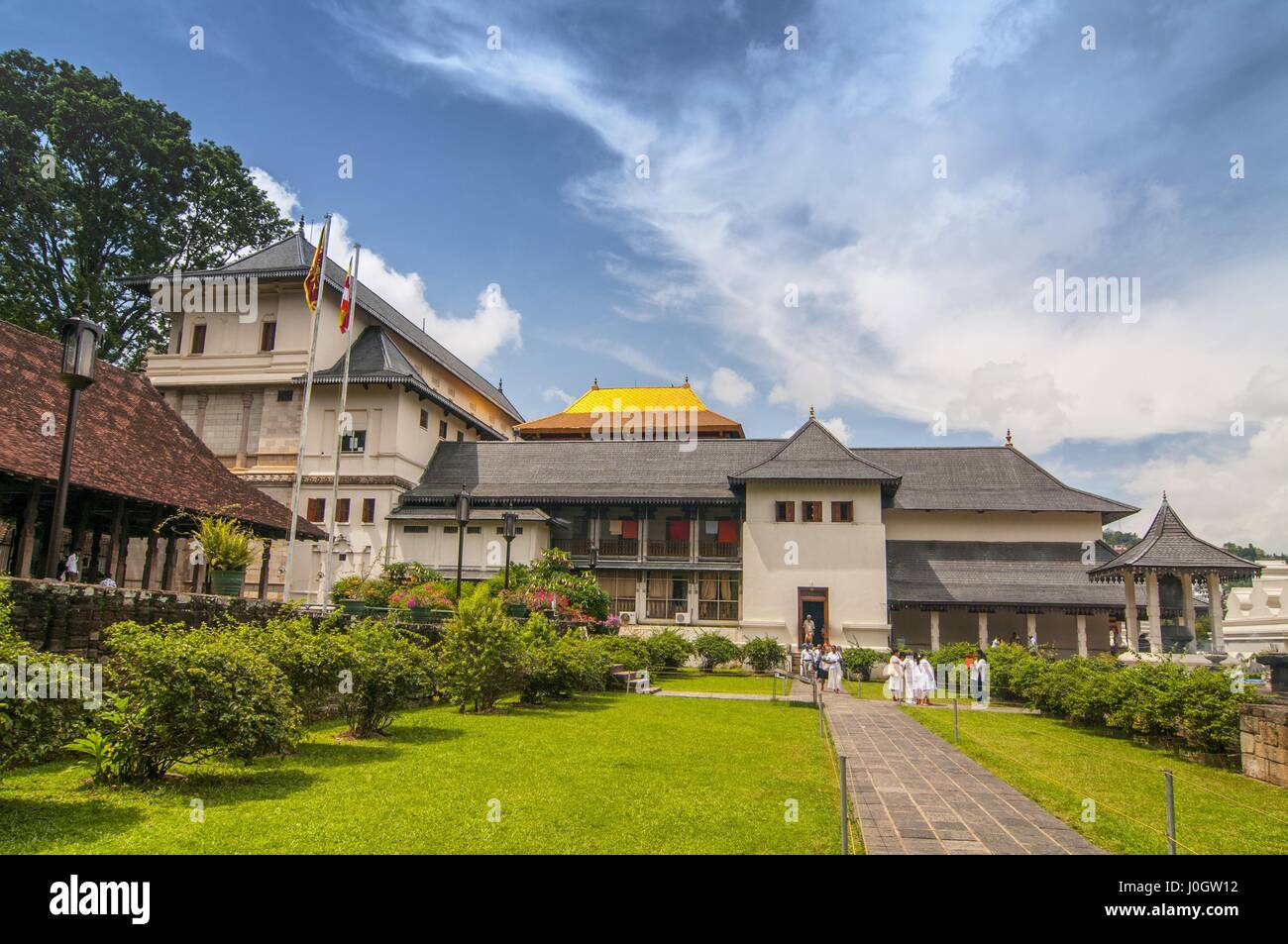 Temple of the Tooth Relic, famous temple housing tooth relic of the ...