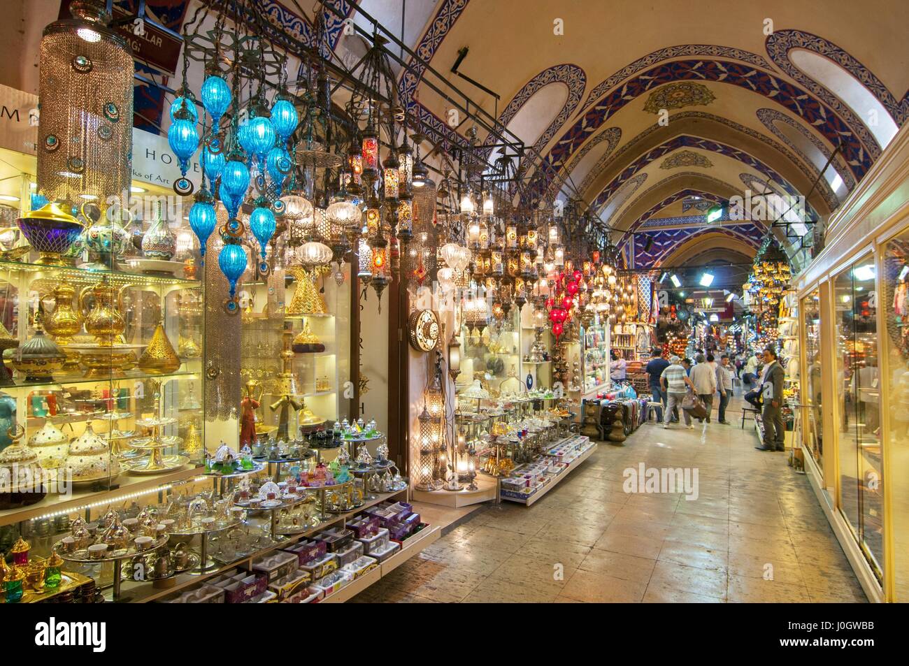 The Grand Bazaar, considered to be the oldest shopping mall in history ...