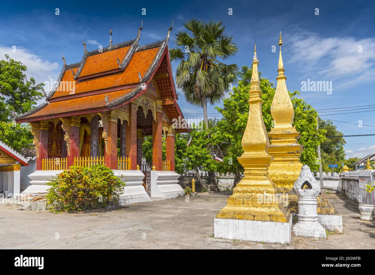 Wat Sen, Luang Prabang also known as Wat Sene Souk Haram is a Buddhist ...