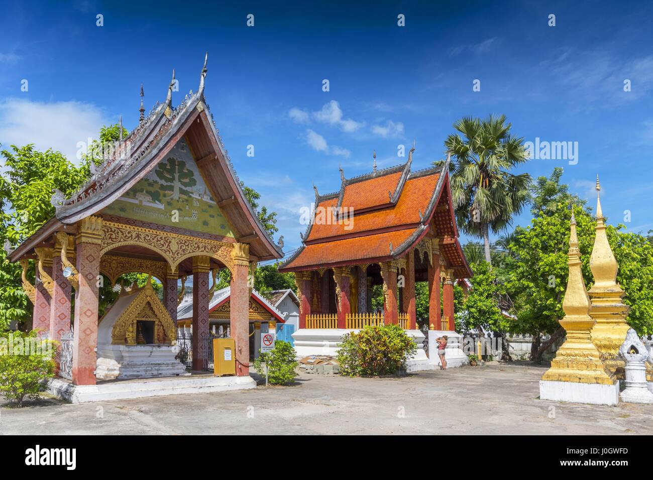 Wat Sen, Luang Prabang also known as Wat Sene Souk Haram is a Buddhist ...