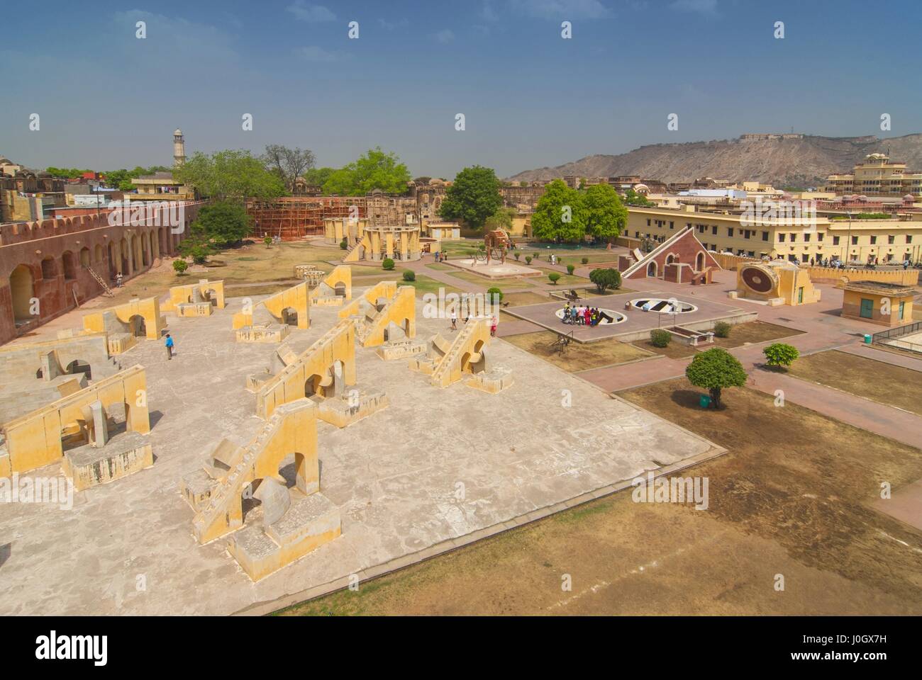 Astronomical instrument at Jantar Mantar observatory - Jaipur ...