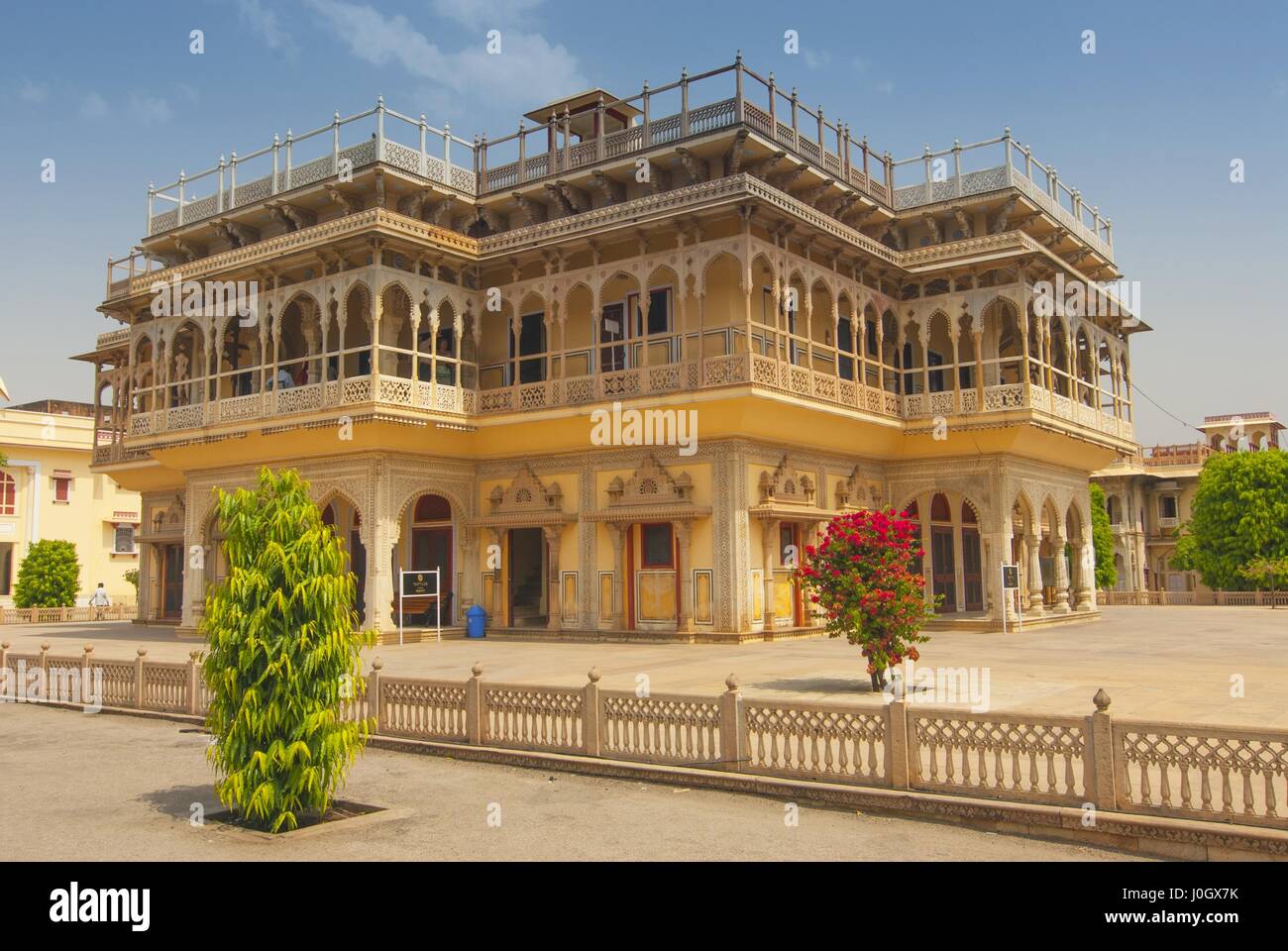 Mubarak Mahal, City Palace in Jaipur, Rajasthan, India, Indian ...