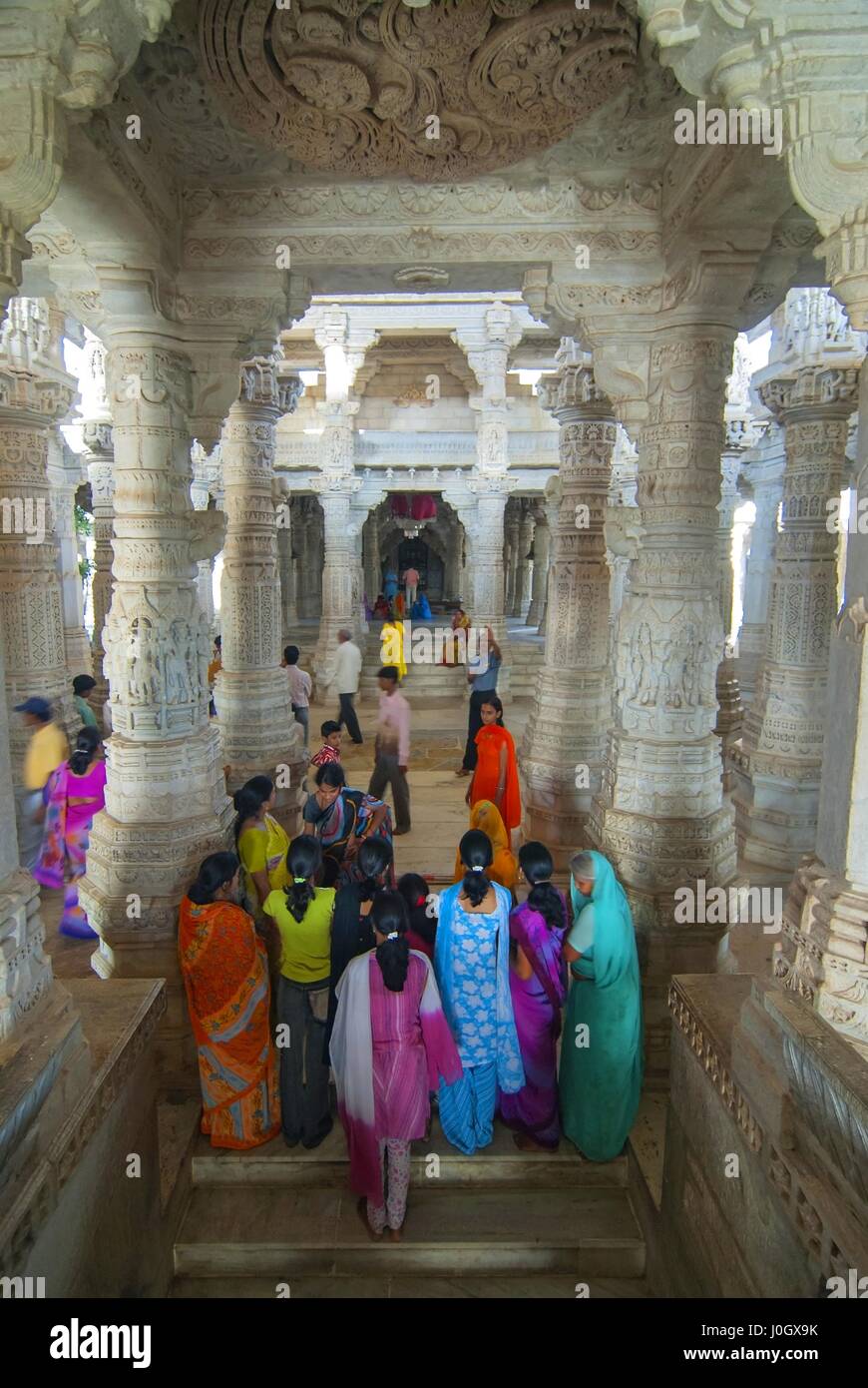 Chaumukha Mandir Jain Temple Ranakpur, Rajasthan India Stock Photo - Alamy