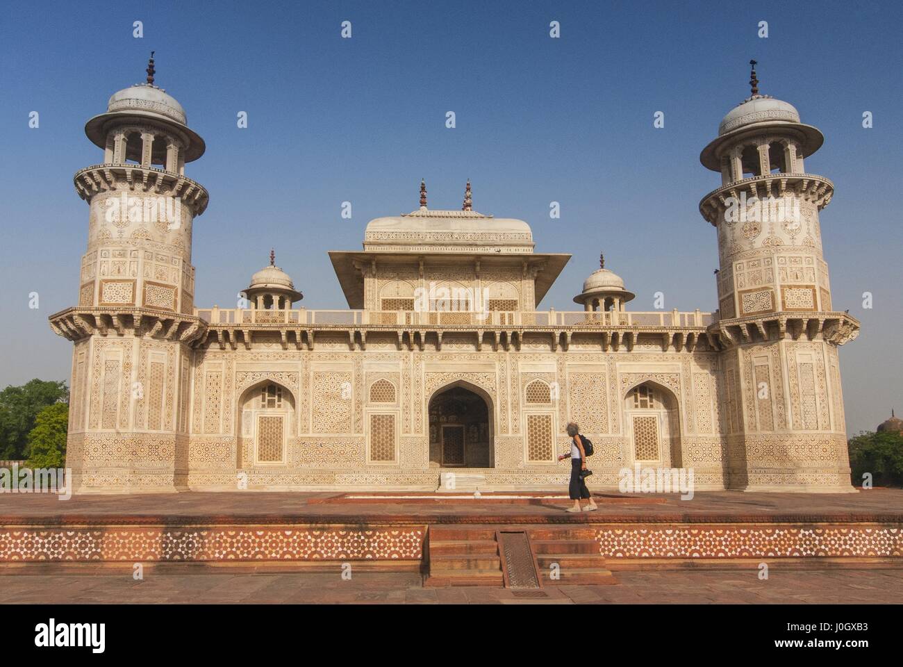 Itmad-Ud-Daulah's Tomb, also known as Baby Taj Mahal in Agra, India ...