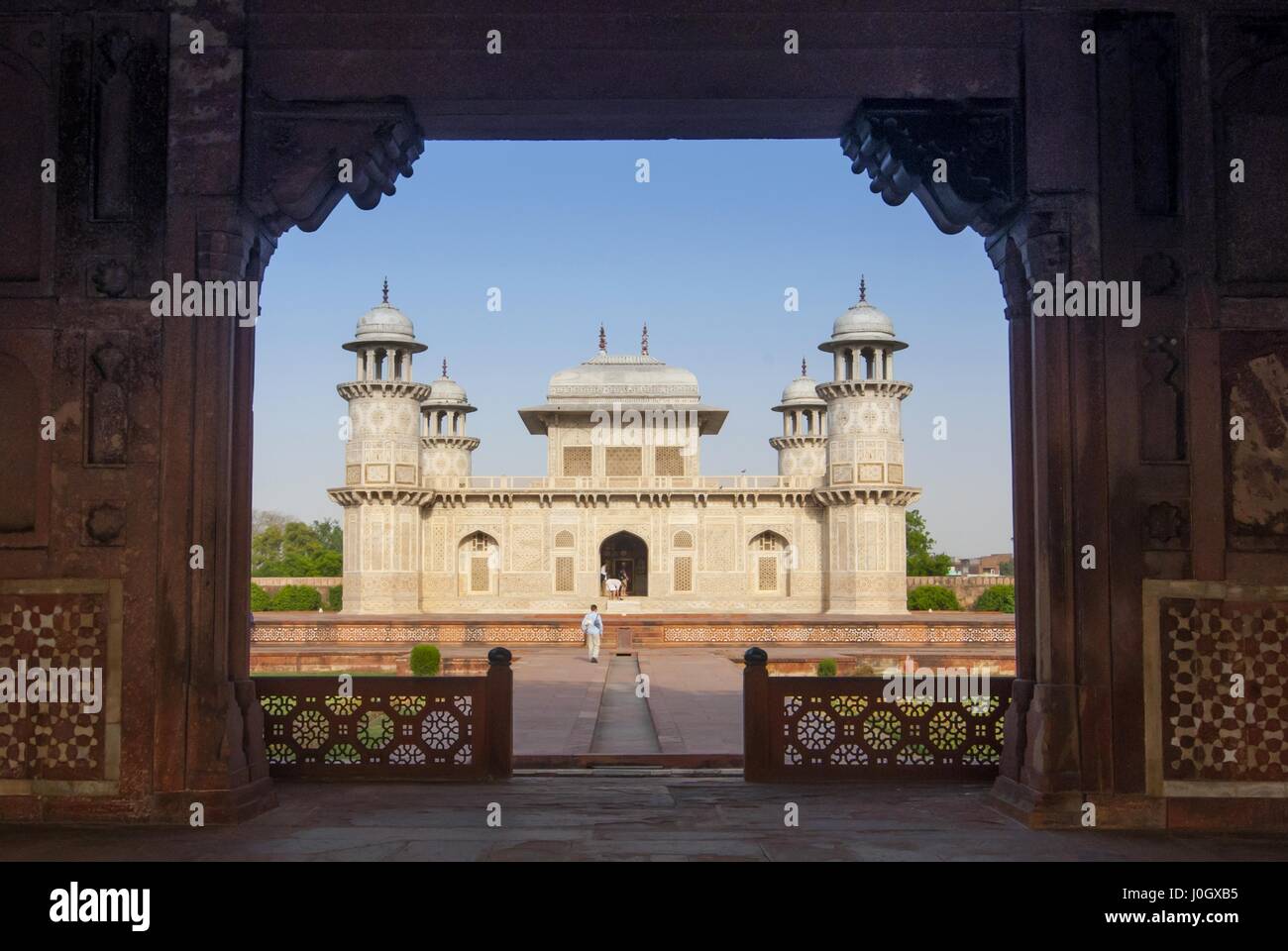 Itmad-Ud-Daulah's Tomb, also known as Baby Taj Mahal in Agra, India ...