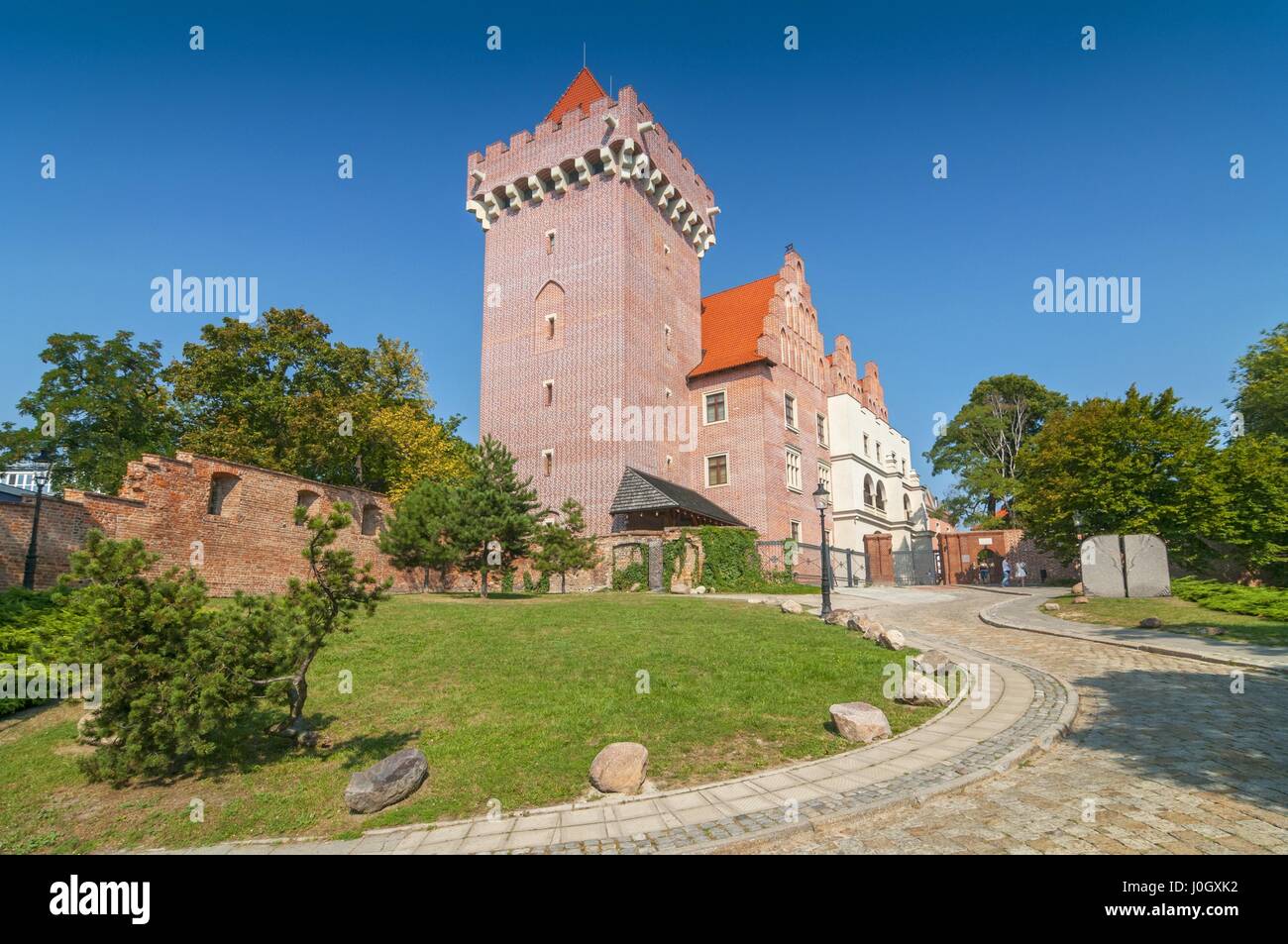 Historical city center and reconstruction of the Castle King Przemyslaw ...