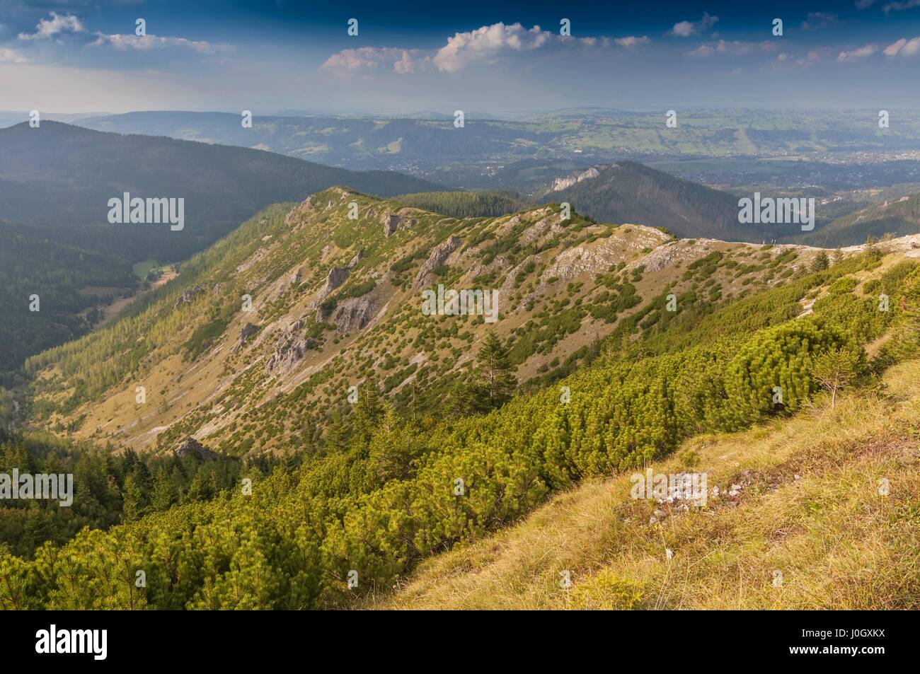 Beautiful autumn mountain landscape on Tatry in Poland Stock Photo - Alamy