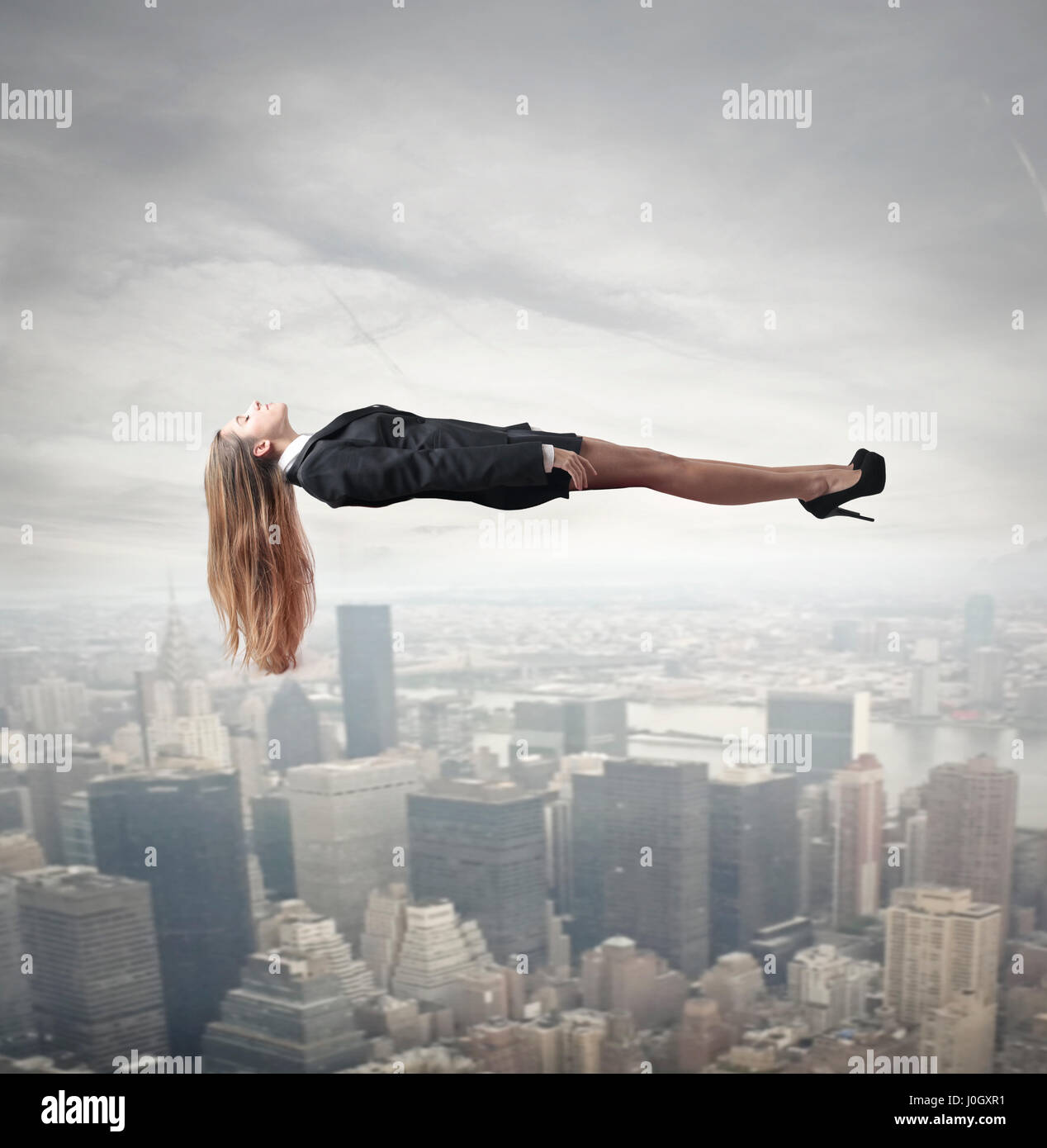 Levitating Woman High Resolution Stock Photography and Images - Alamy