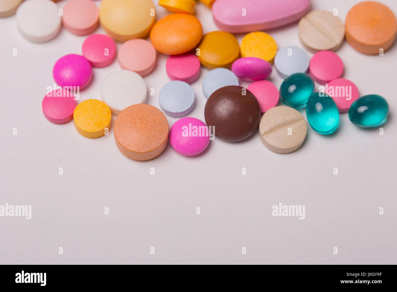 different Tablets pills capsule heap mix therapy drugs Stock Photo - Alamy