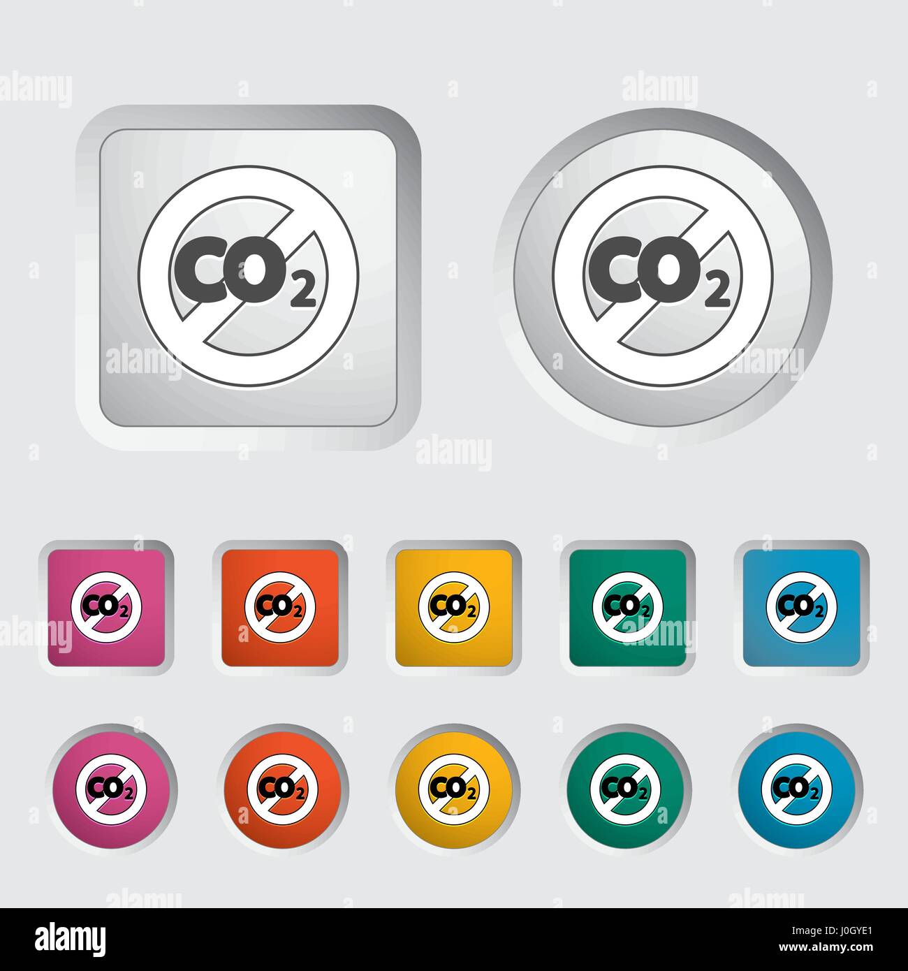 CO2 icon. Vector illustration EPS Stock Vector Image & Art - Alamy