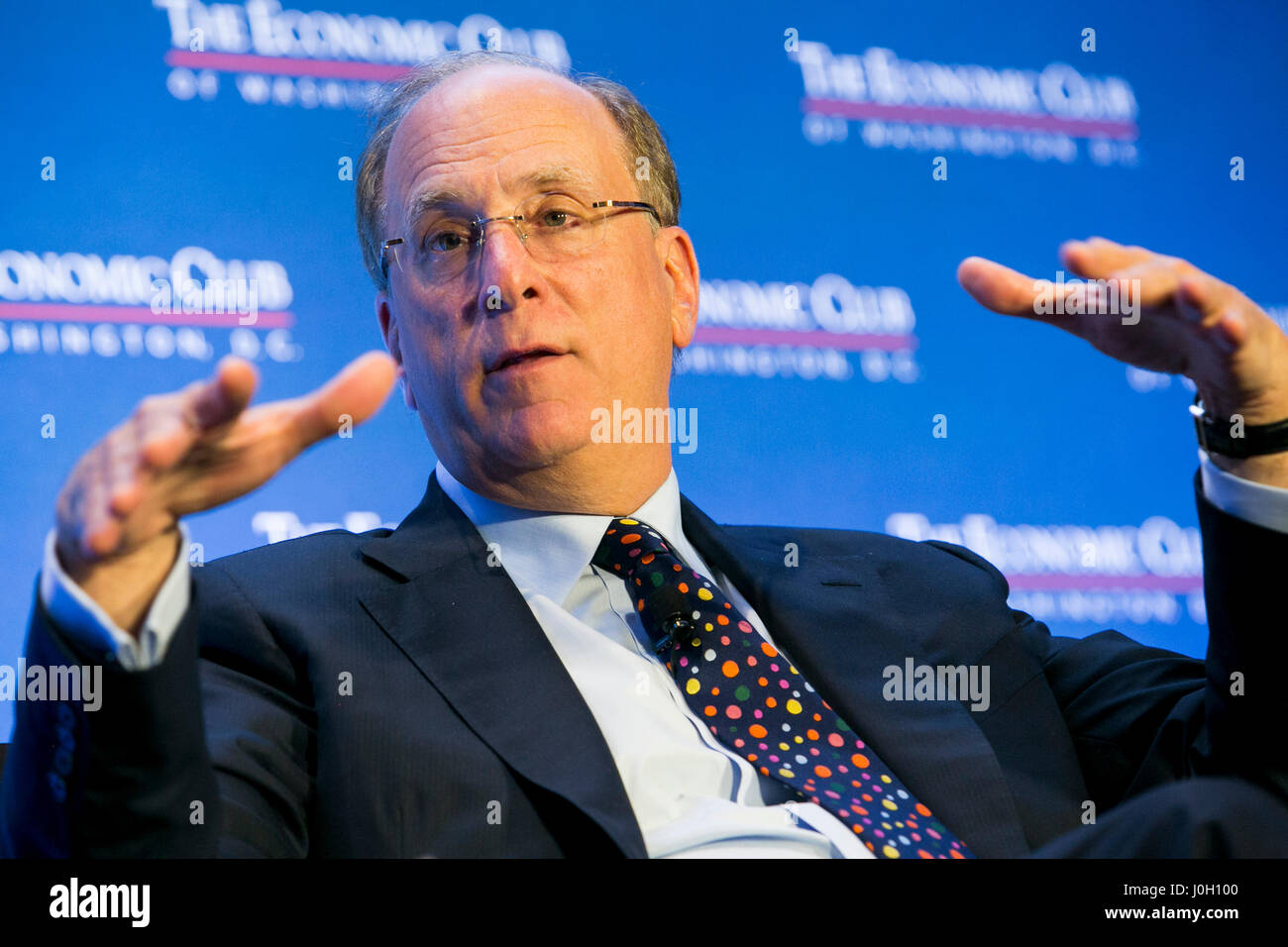 Washington, DC, USA. 12th Apr, 2017. Laurence "Larry" Fink, Chairman ...