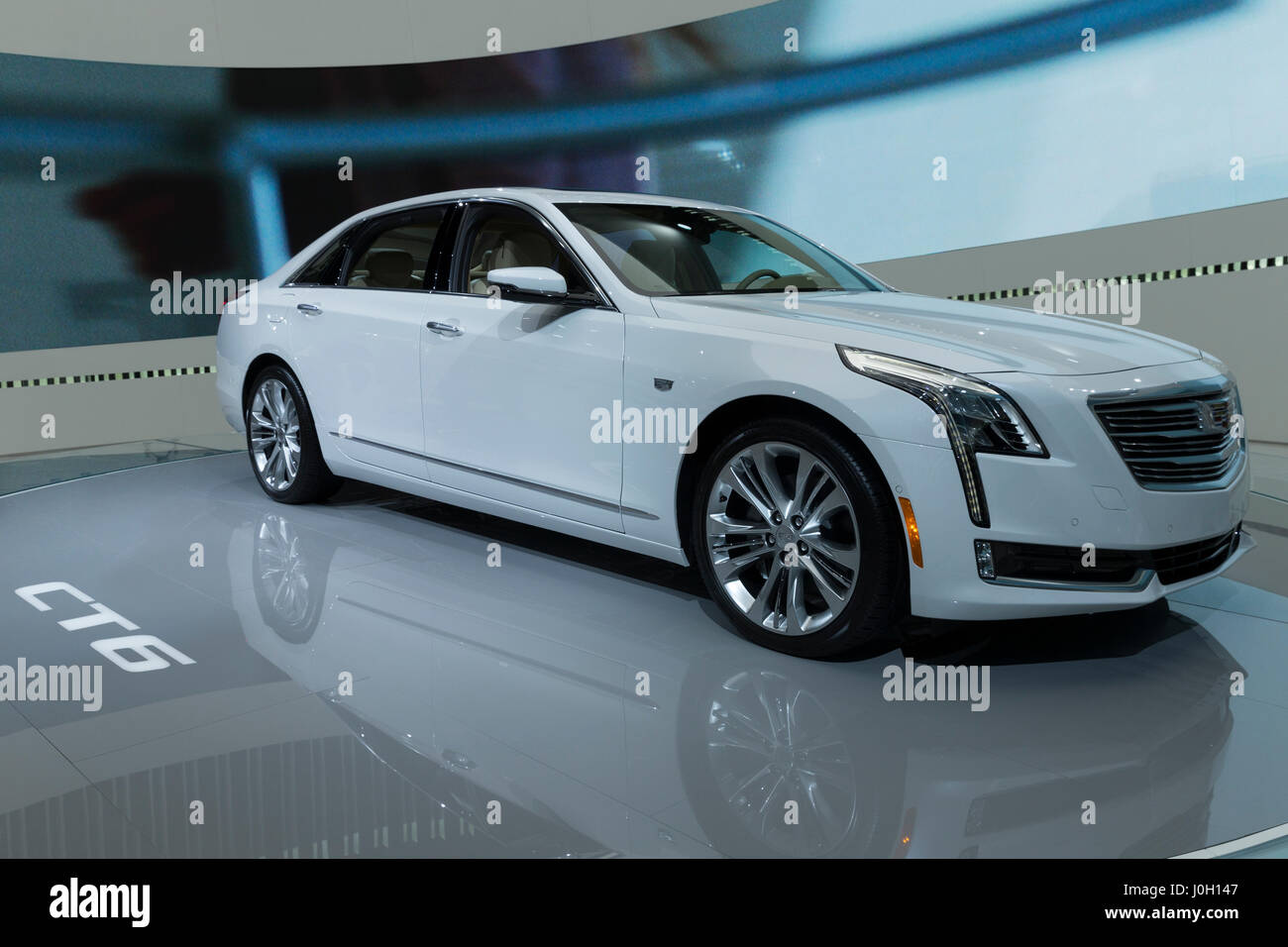 New York, NY USA - April 12, 2017: Cadillac CT6 car unveiled at 2017 ...