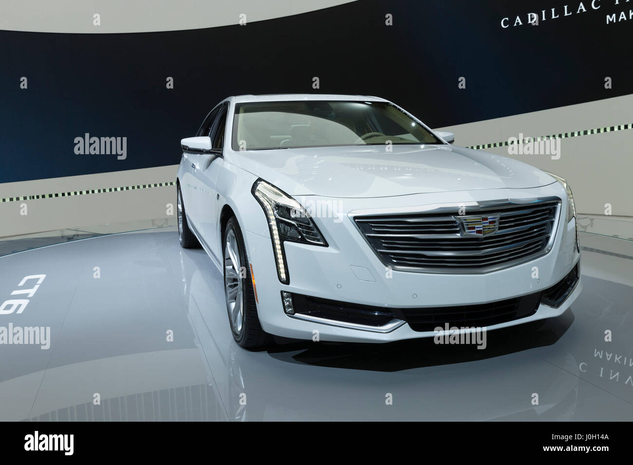 New York, NY USA - April 12, 2017: Cadillac CT6 car unveiled at 2017 ...
