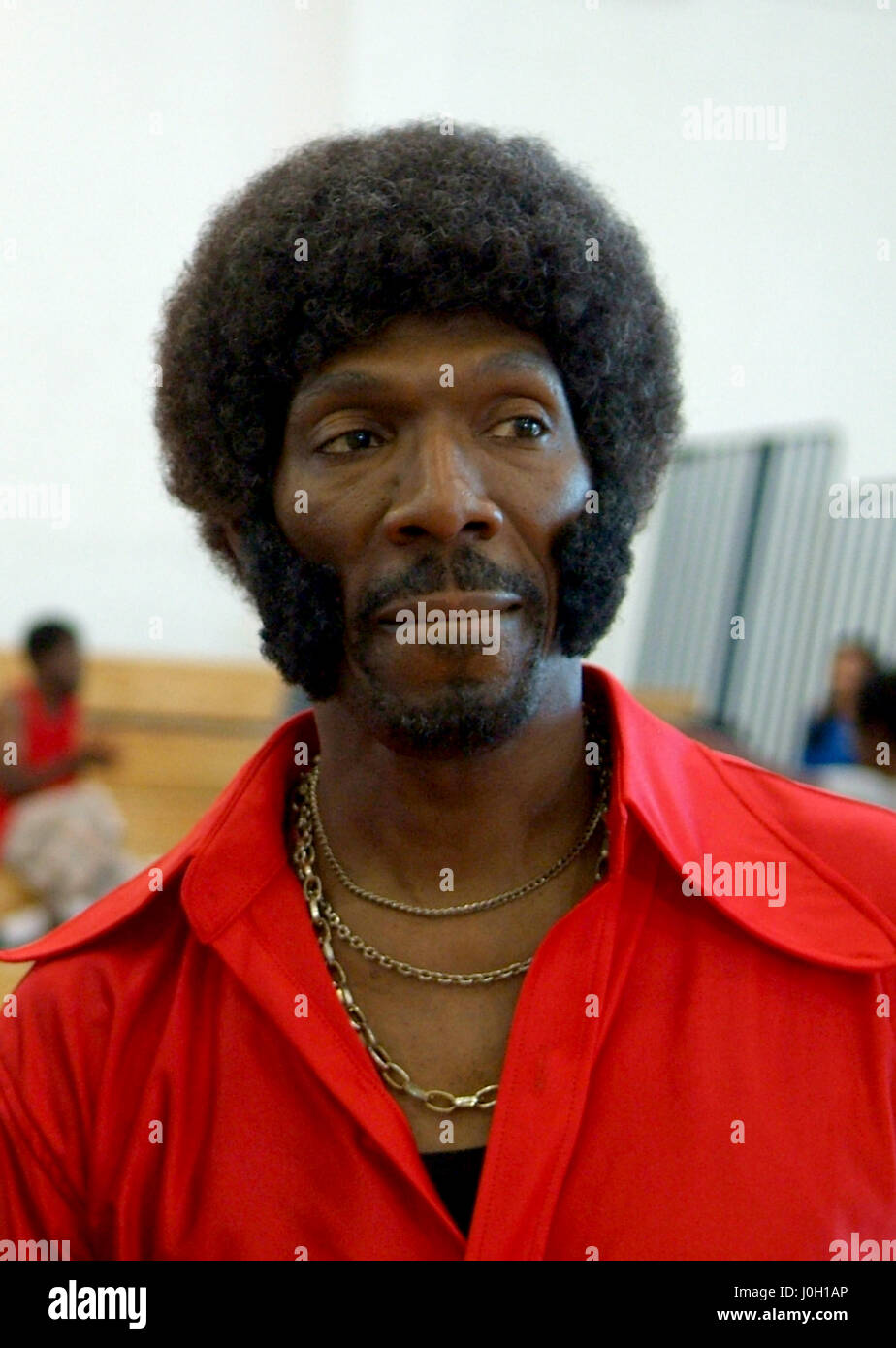 MIAMI, FL – SEPTEMBER 16: Actor/Comedian Charlie Murphy on the set of ...