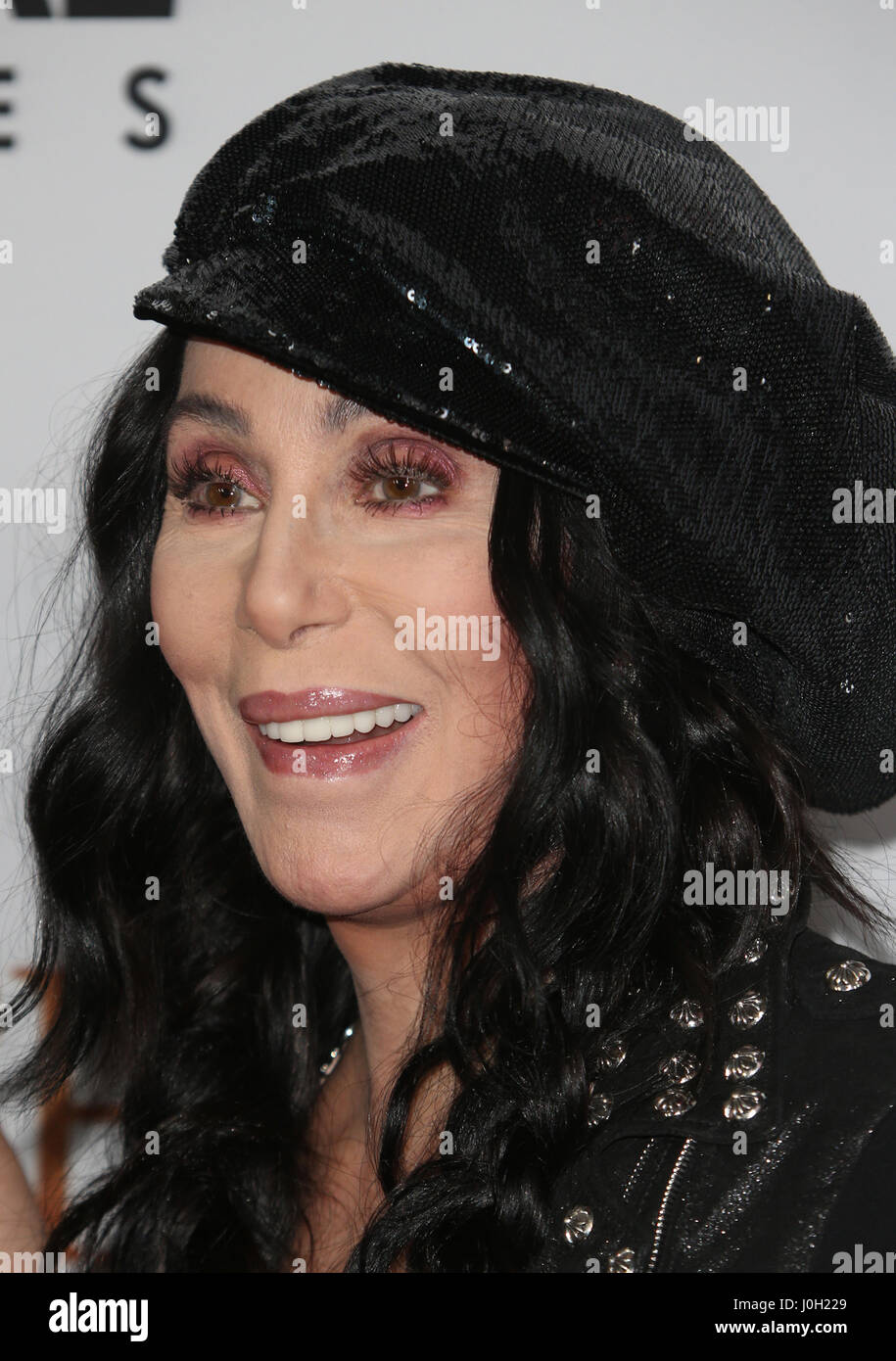 Hollywood, USA. 12th Apr, 2017. Cher, at premiere of Open Road Films ...