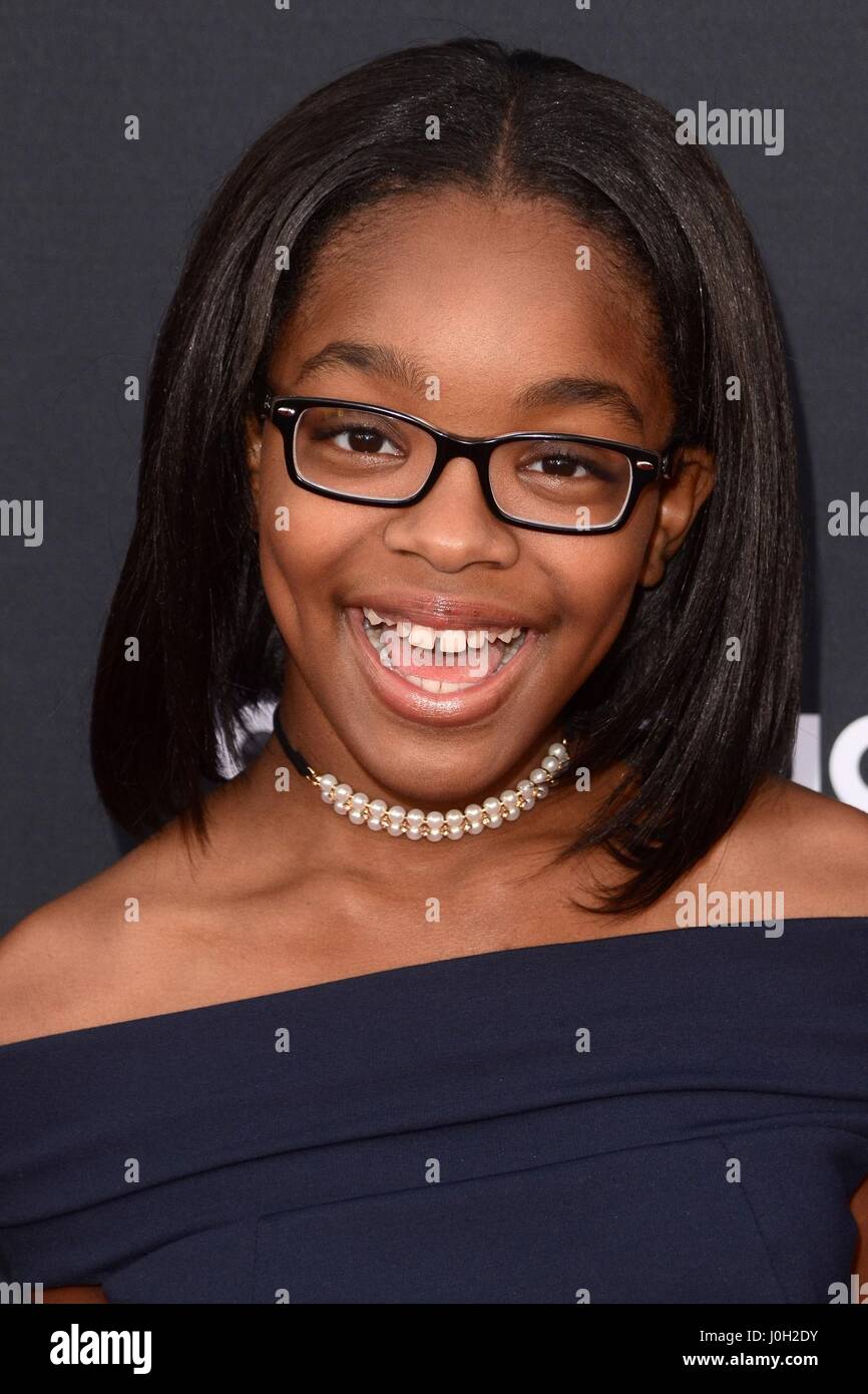 Los Angeles, California, USA. 12th Apr, 2017. Marsai Martin at arrivals ...