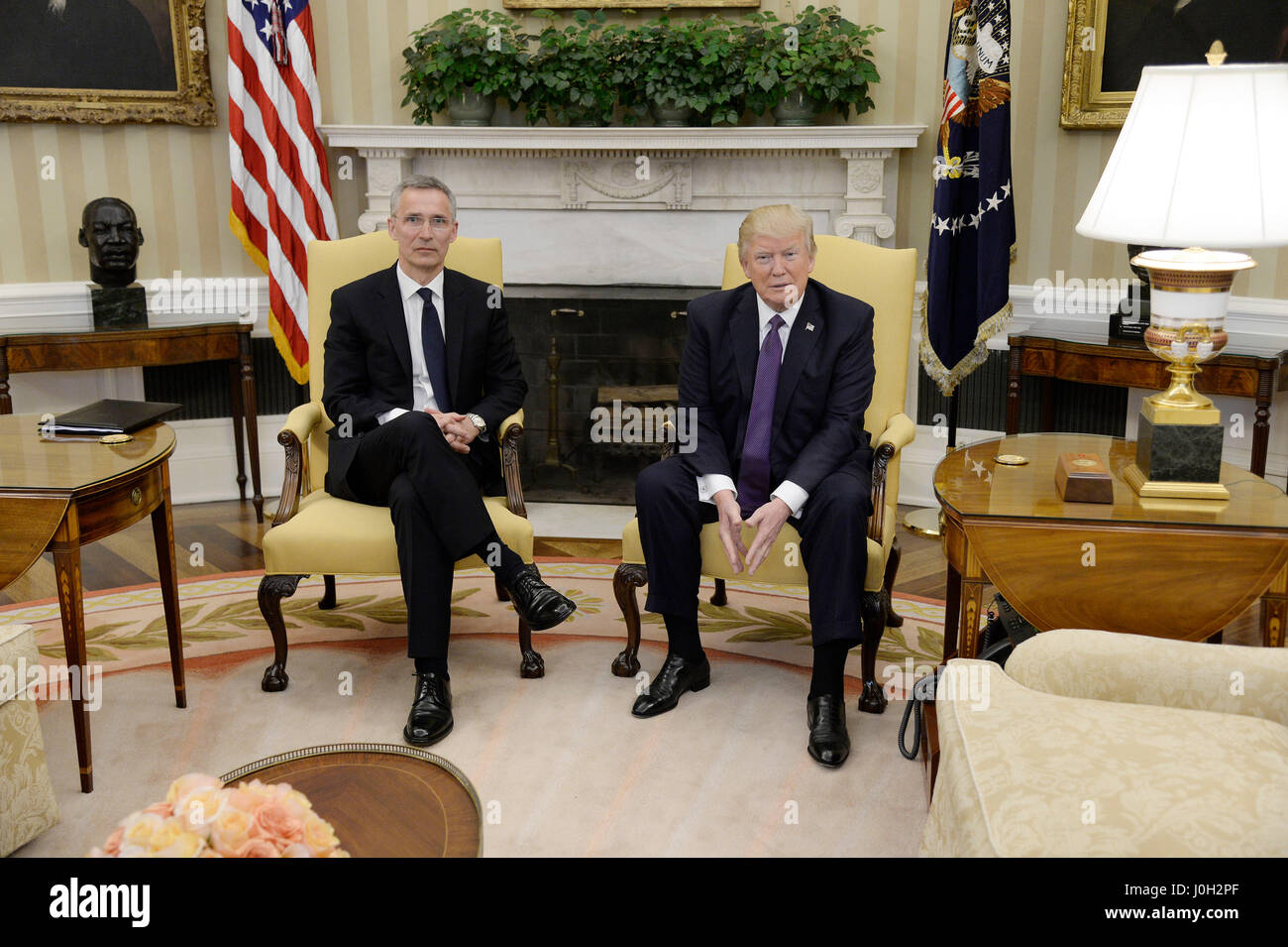 Washington, Us. 12th Apr, 2017. United States President Donald Trump ...