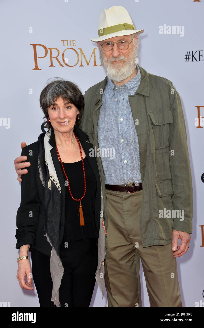 Los Angeles, USA. 12th Apr, 2017. Actor James Cromwell & wife Anna ...