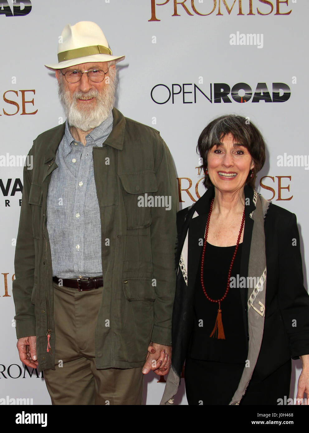 Hollywood, Ca. 12th Apr, 2017. James Cromwell, Anna Stuart, at Premiere ...
