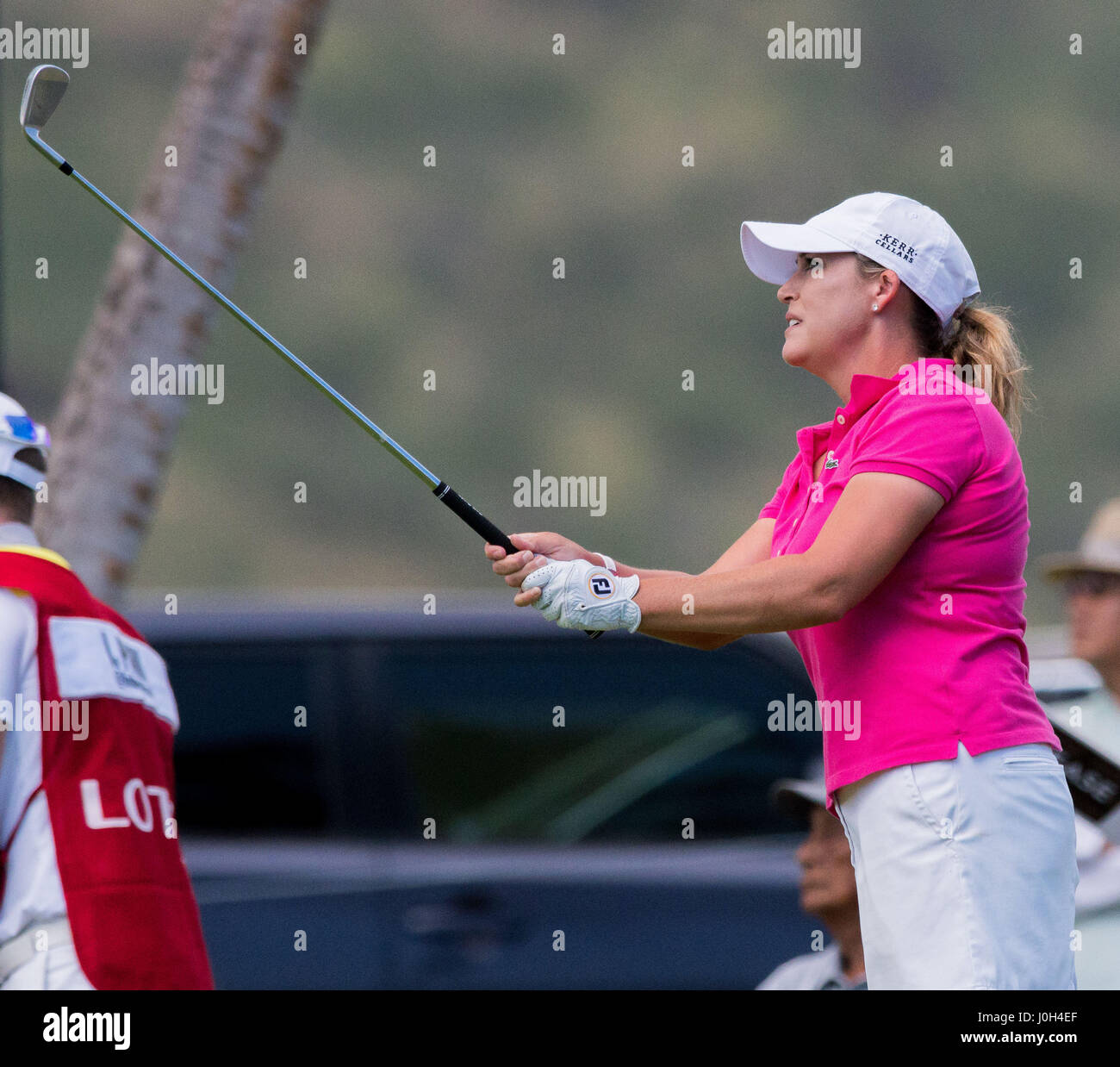 Honolulu, Hawaii, USA. 12th Apr, 2017. during Round 1 of the LPGA LOTTE ...