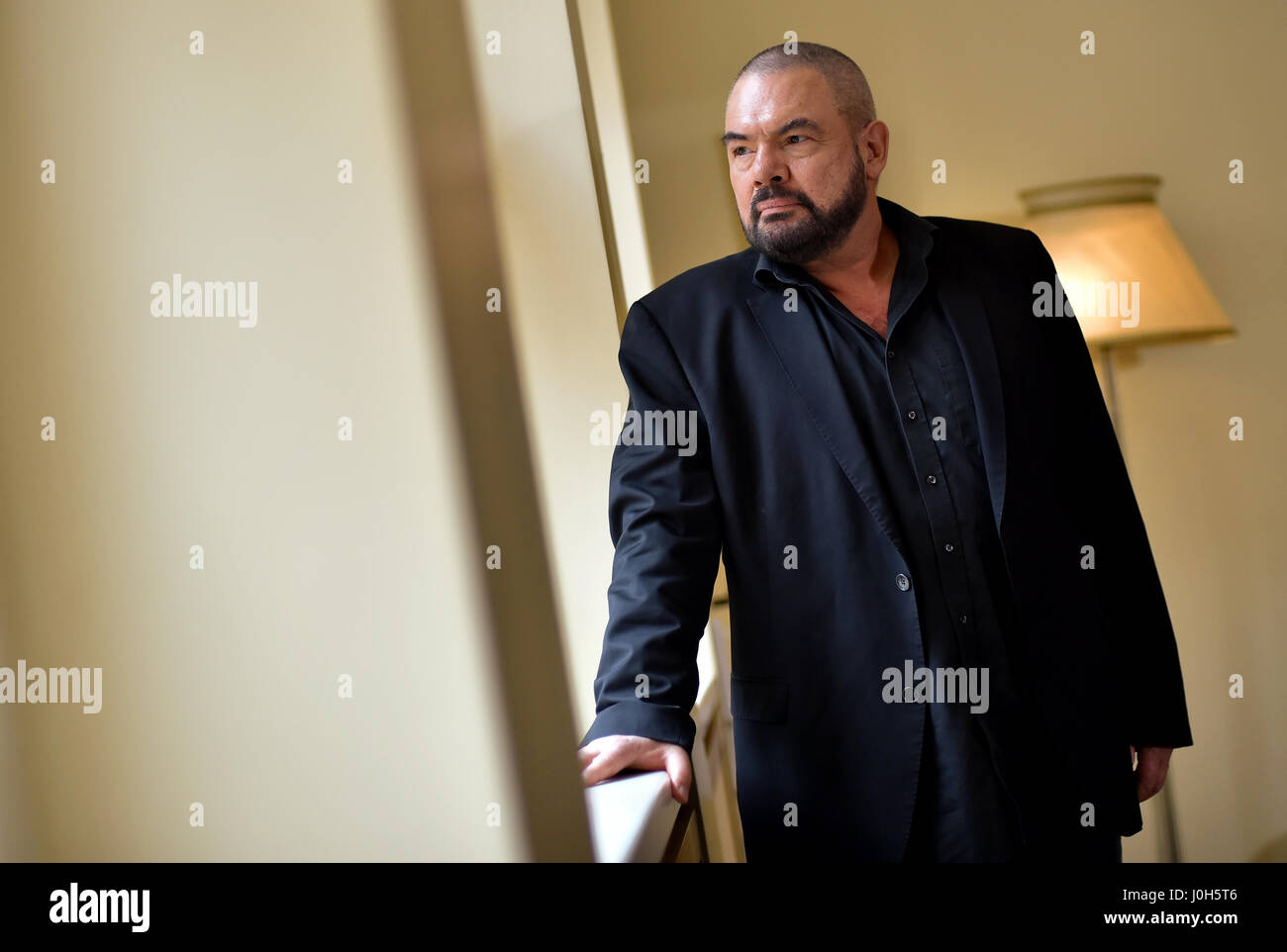 Alphaville singer Marian Gold in Berlin, Germany, 9 April 2017. Photo ...