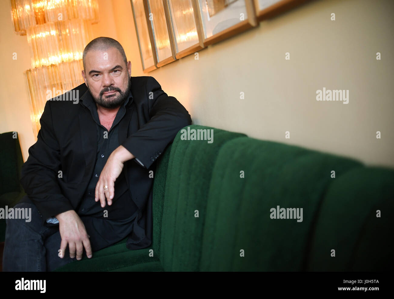 Alphaville singer Marian Gold in Berlin, Germany, 9 April 2017. Photo ...