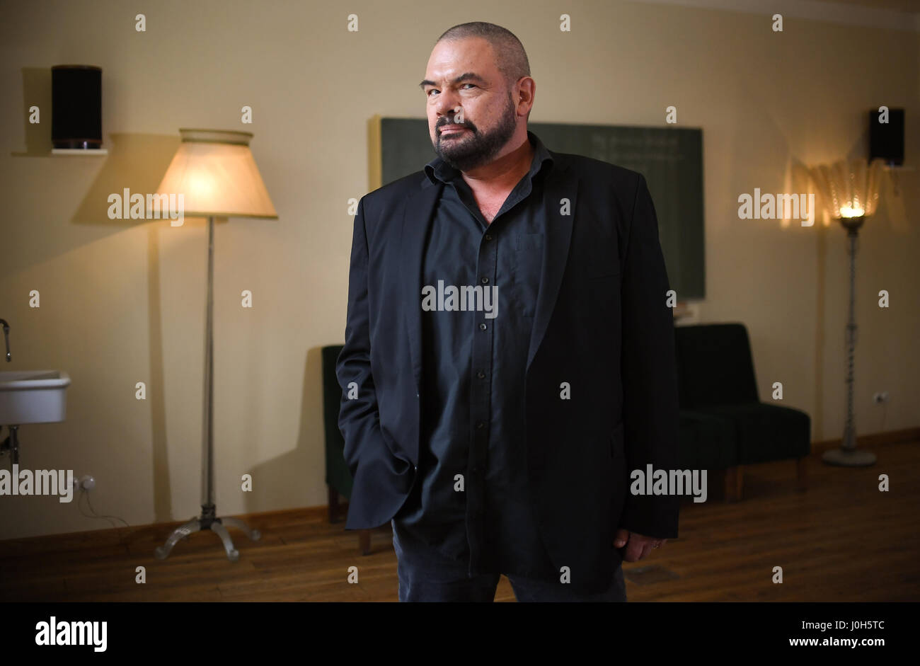 Alphaville singer Marian Gold in Berlin, Germany, 9 April 2017. Photo ...