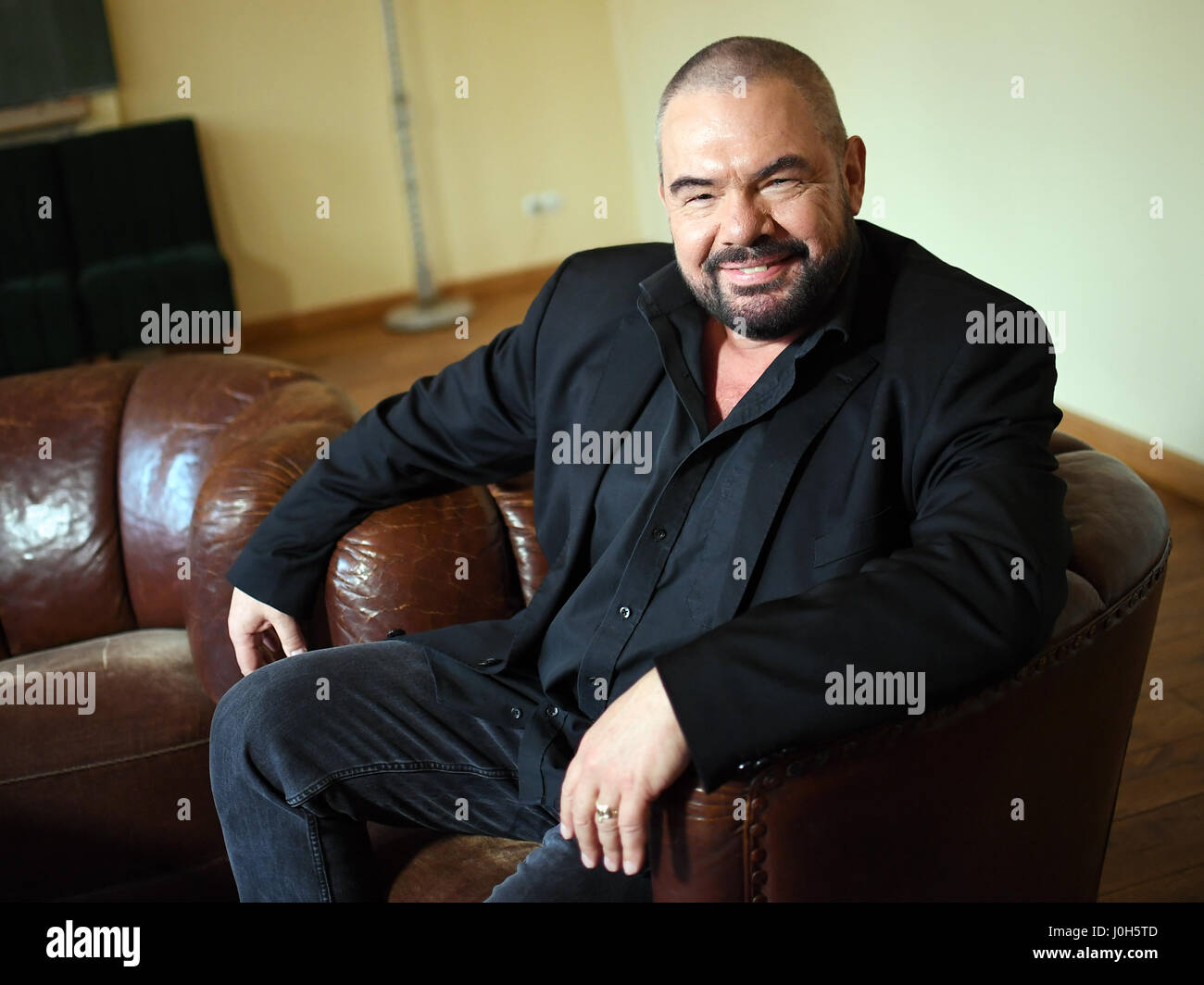 Alphaville singer Marian Gold in Berlin, Germany, 9 April 2017. Photo ...
