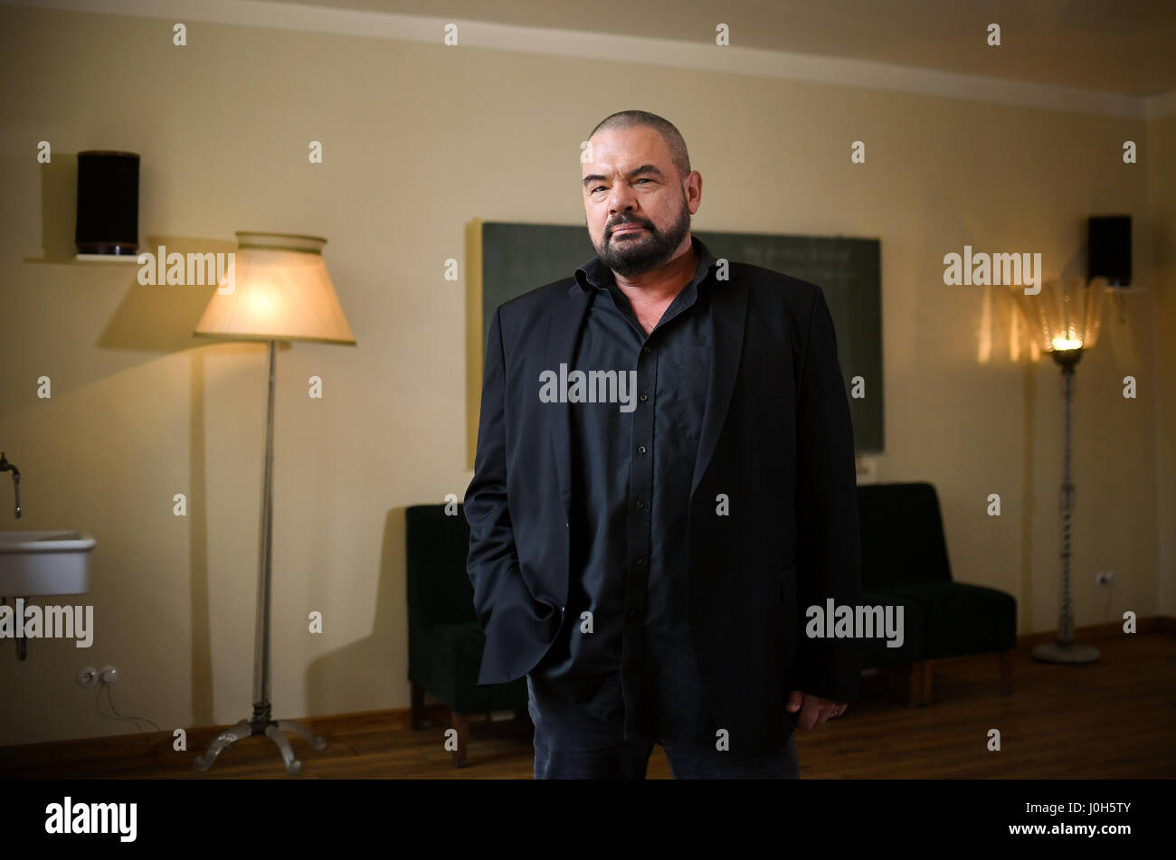 Alphaville singer Marian Gold in Berlin, Germany, 9 April 2017. Photo ...