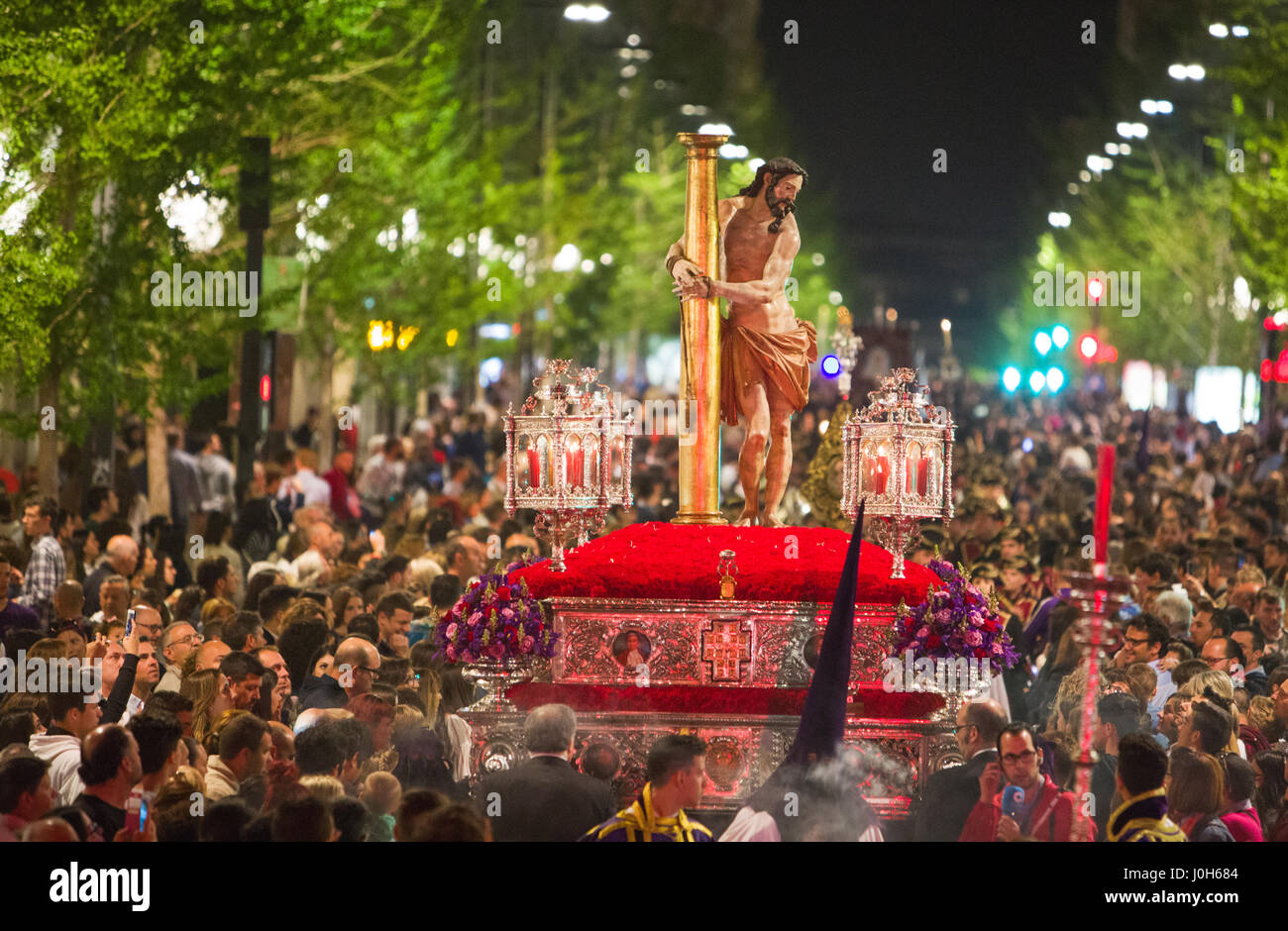 Granada, Spain. 12th Apr, 2017. The Holy Week celebrations of the city ...
