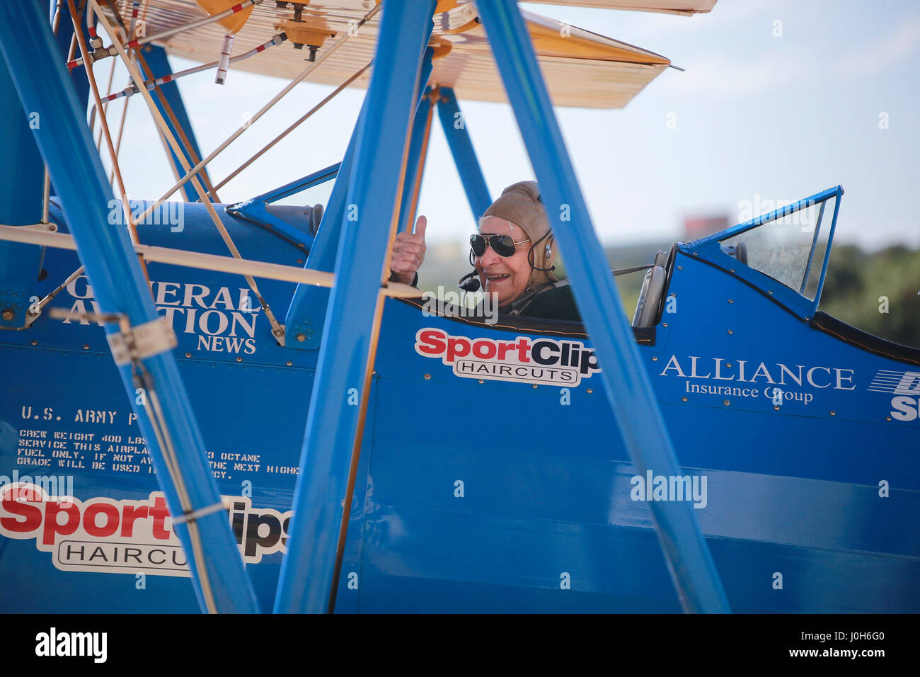 1930s boeing stearman biplane hi-res stock photography and images - Alamy
