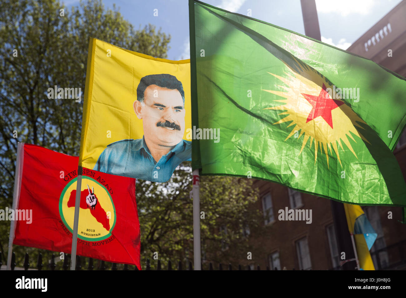 Kurdish flags hi-res stock photography and images - Alamy
