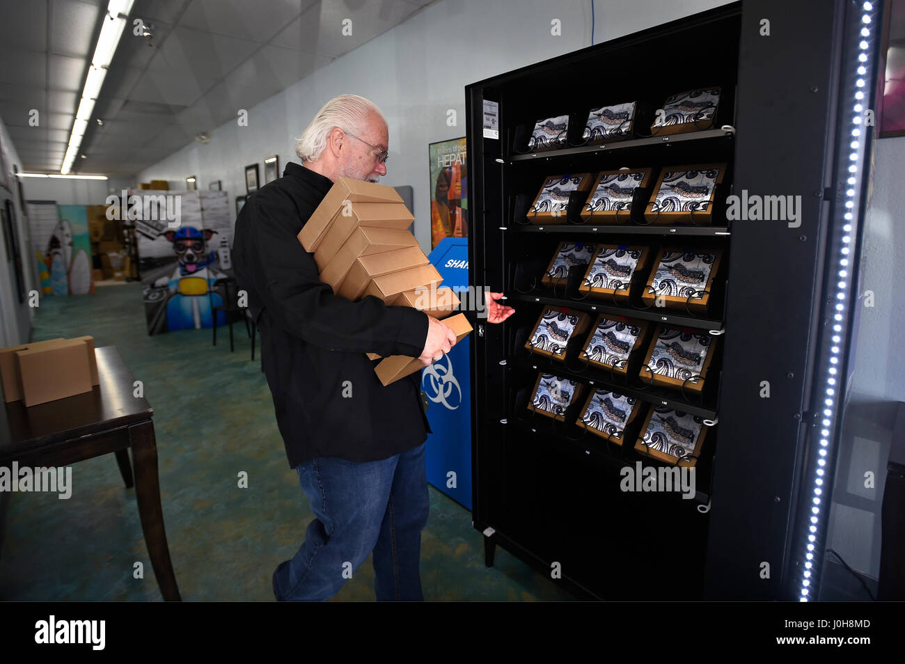 Las Vegas, Nevada, USA. 13th Apr, 2017. Program director RICK REICH ...