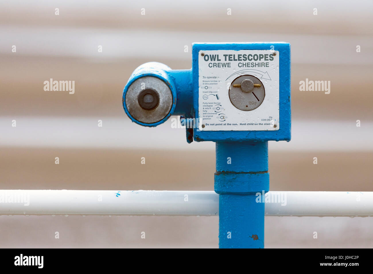 Wet seaside telescope hi-res stock photography and images - Alamy